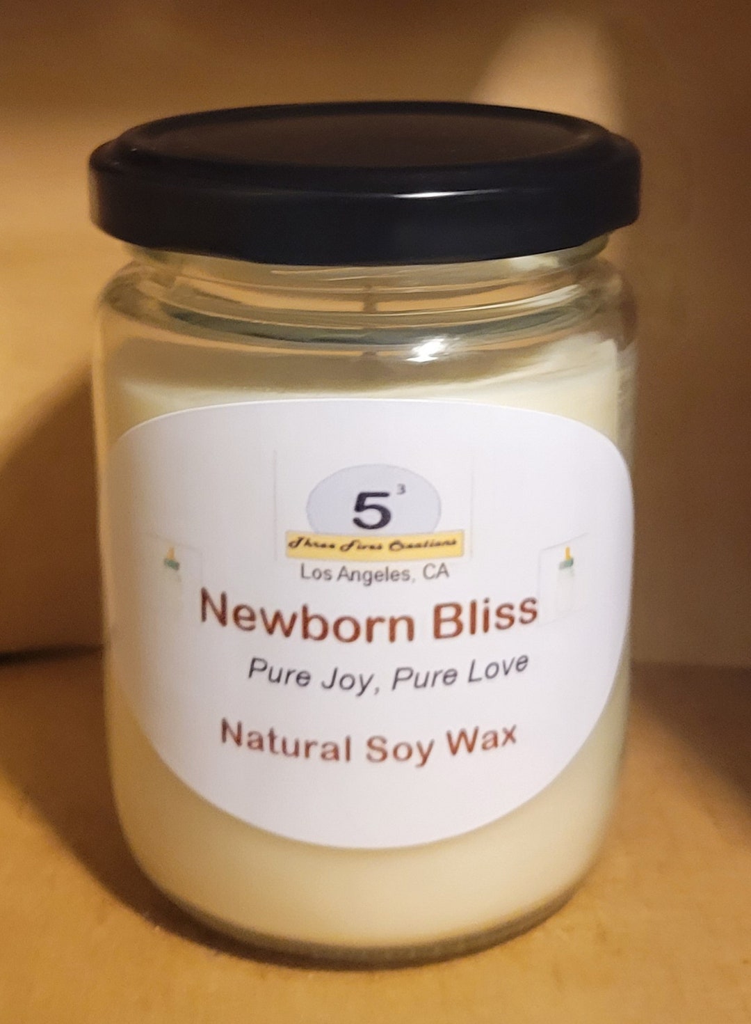 Baby Powder Candle | “newborn Bliss” | 8 Oz - Etsy