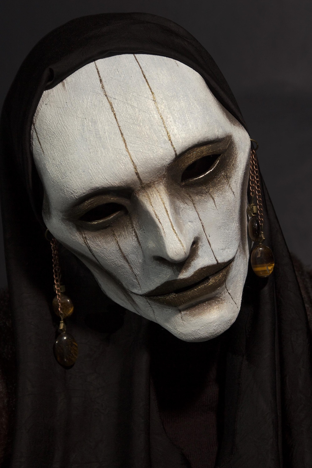 No One — Simple Face White Mask - Etsy