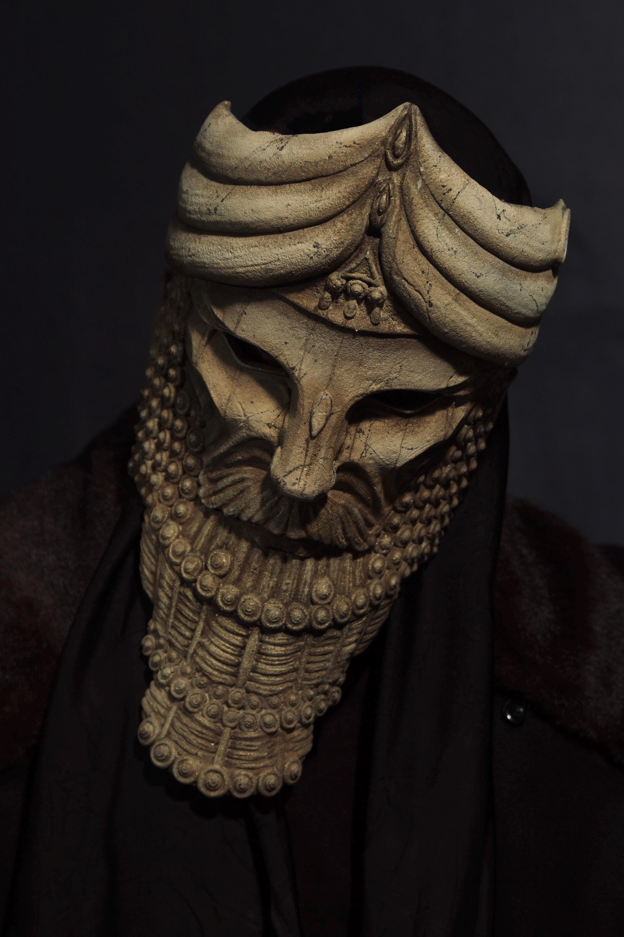Gilgamesh Mask Headdress – Handmade Mythological King Warrior Mask ...