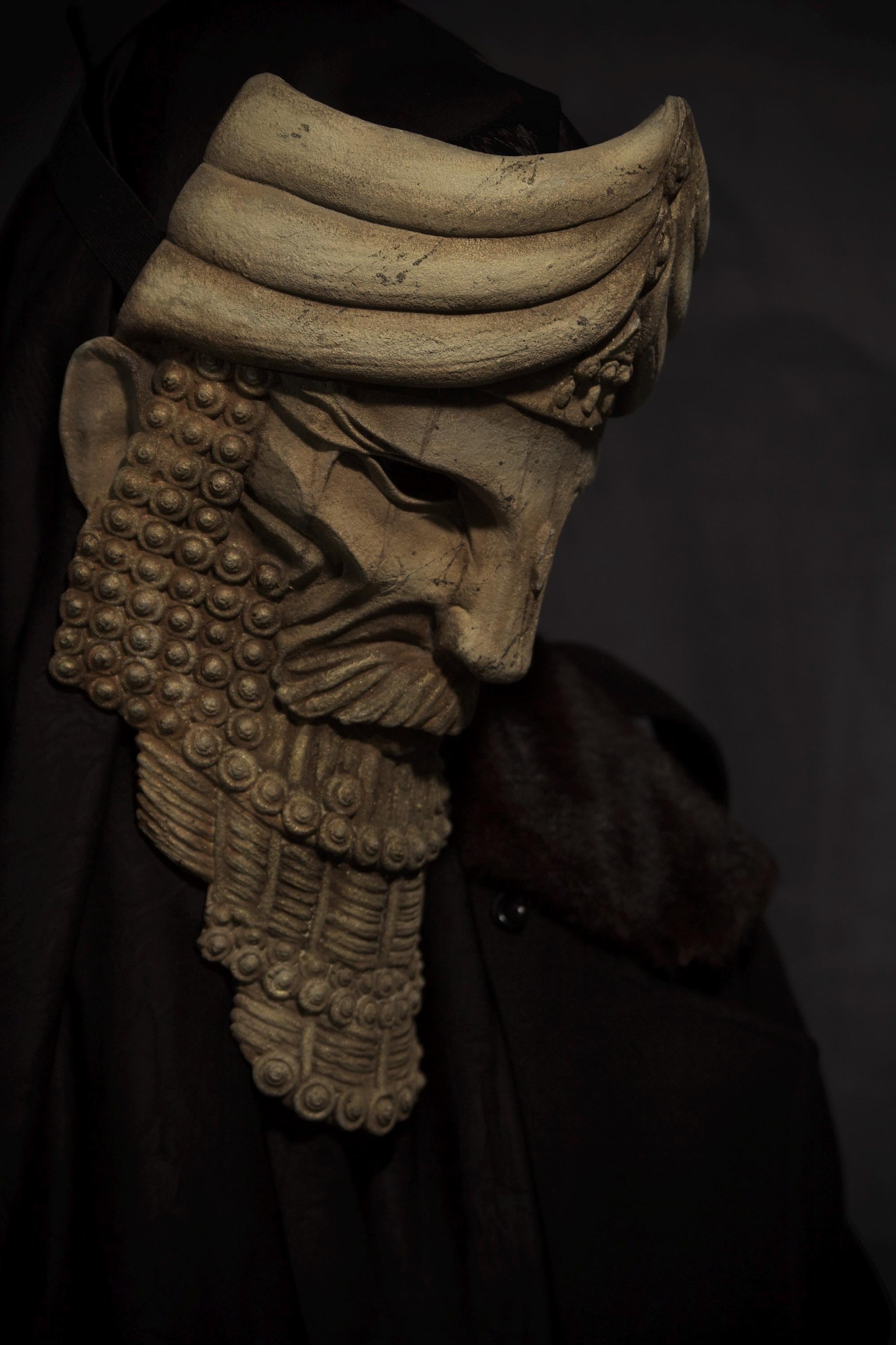 Gilgamesh Mask Headdress – Handmade Mythological King Warrior Mask ...