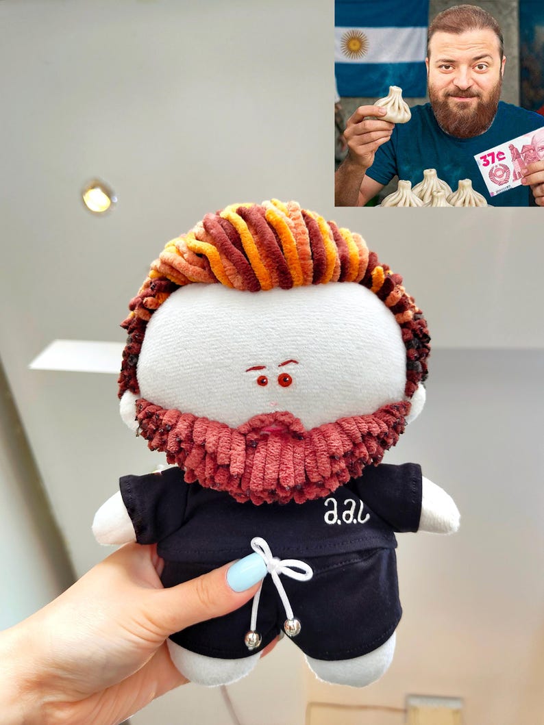 Personalized Plush Toy – Custom Handmade Portrait Doll - Etsy