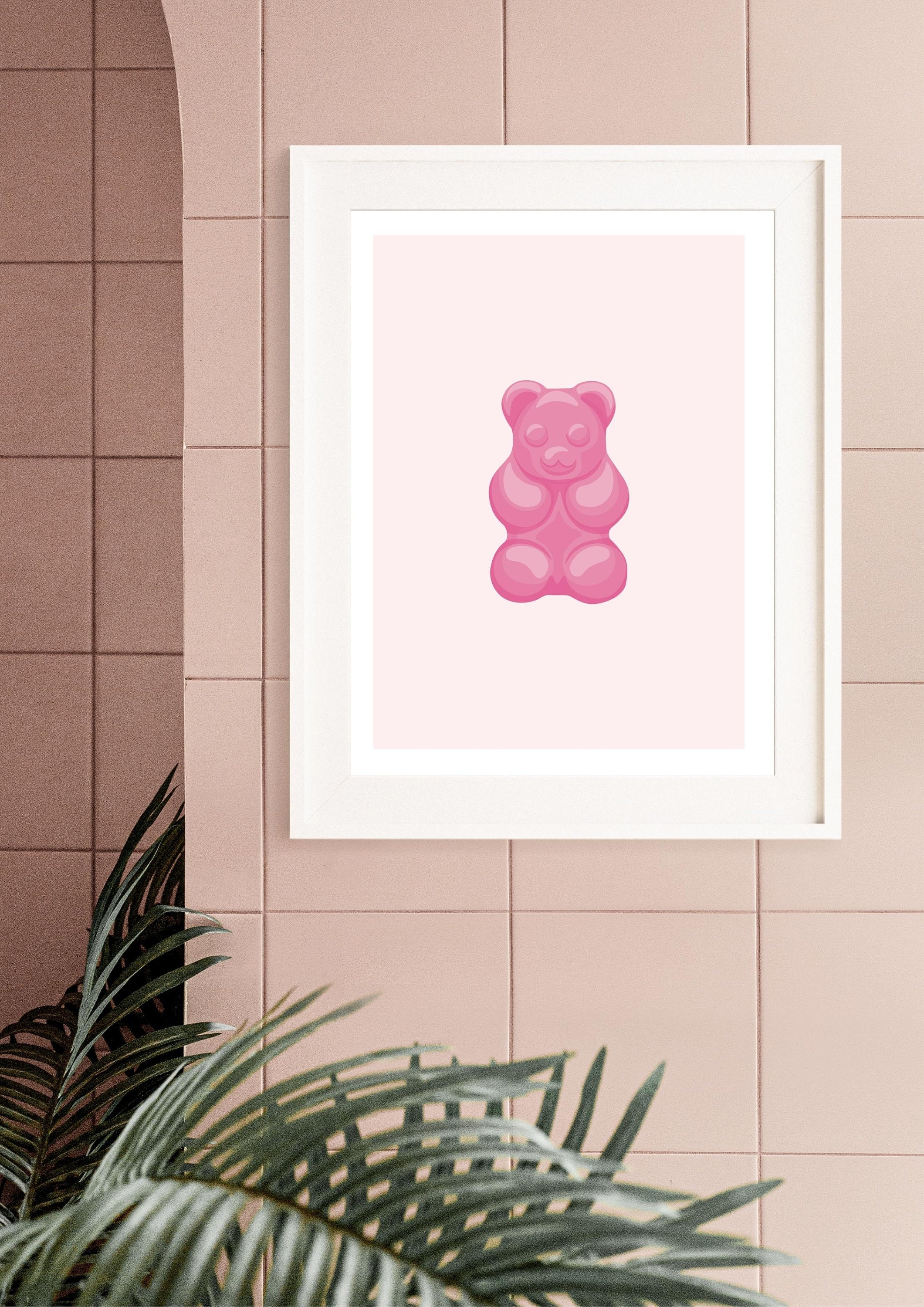 GUMMY BEAR POSTER Funny Wall Art Digital Downloadable Candy - Etsy