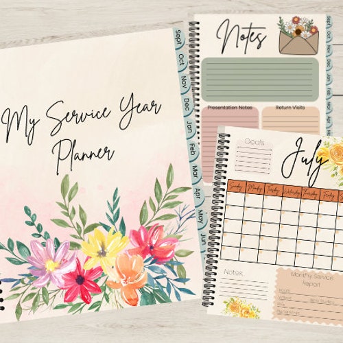 JW Ministry Digital Planner JW Ministry Planner Service - Etsy
