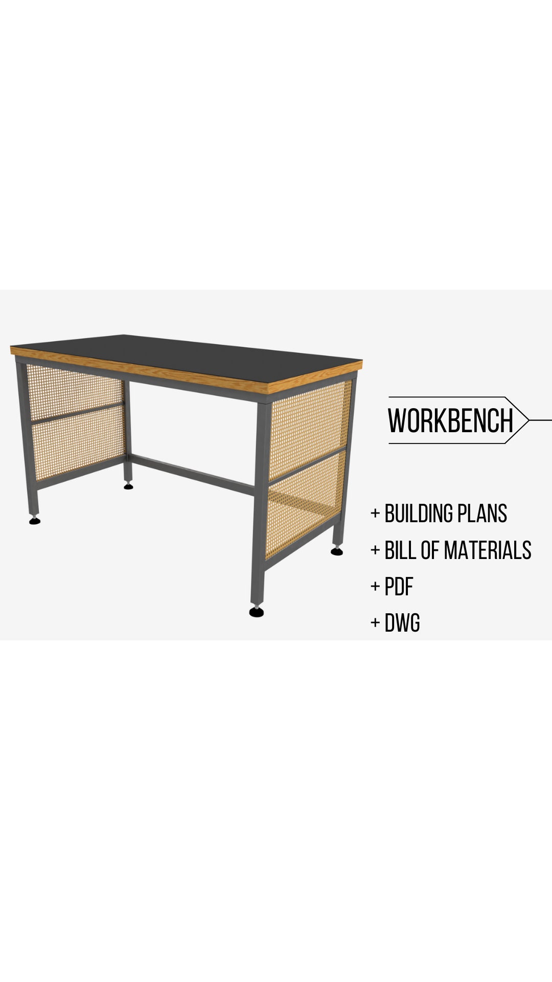 Workbench, Garage Equipment, Table, PDF Drawings, Building Plans - Etsy