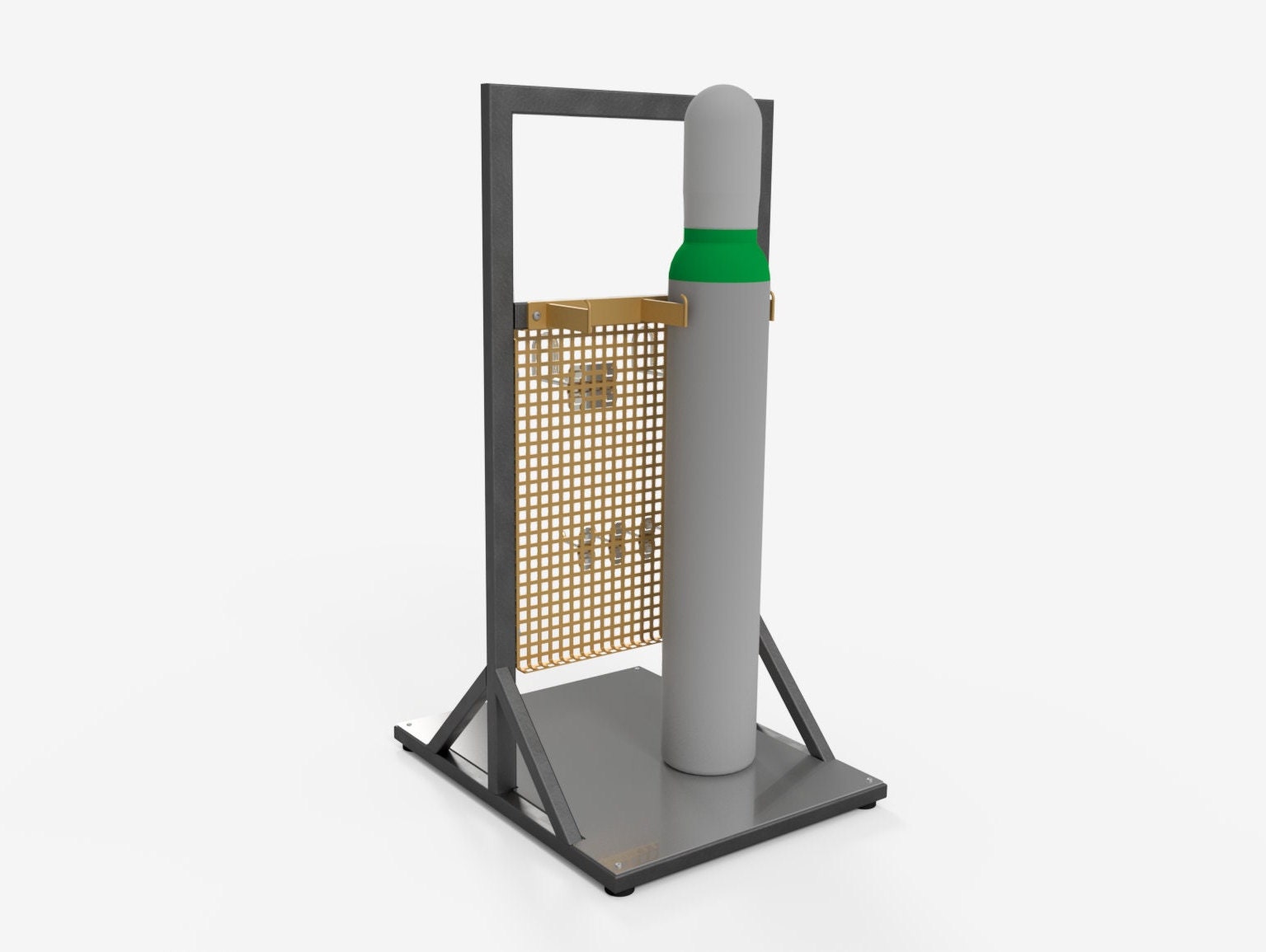 Gas Cylinder Frame Holder With Equipment, Garage, Metric, Build Plans ...