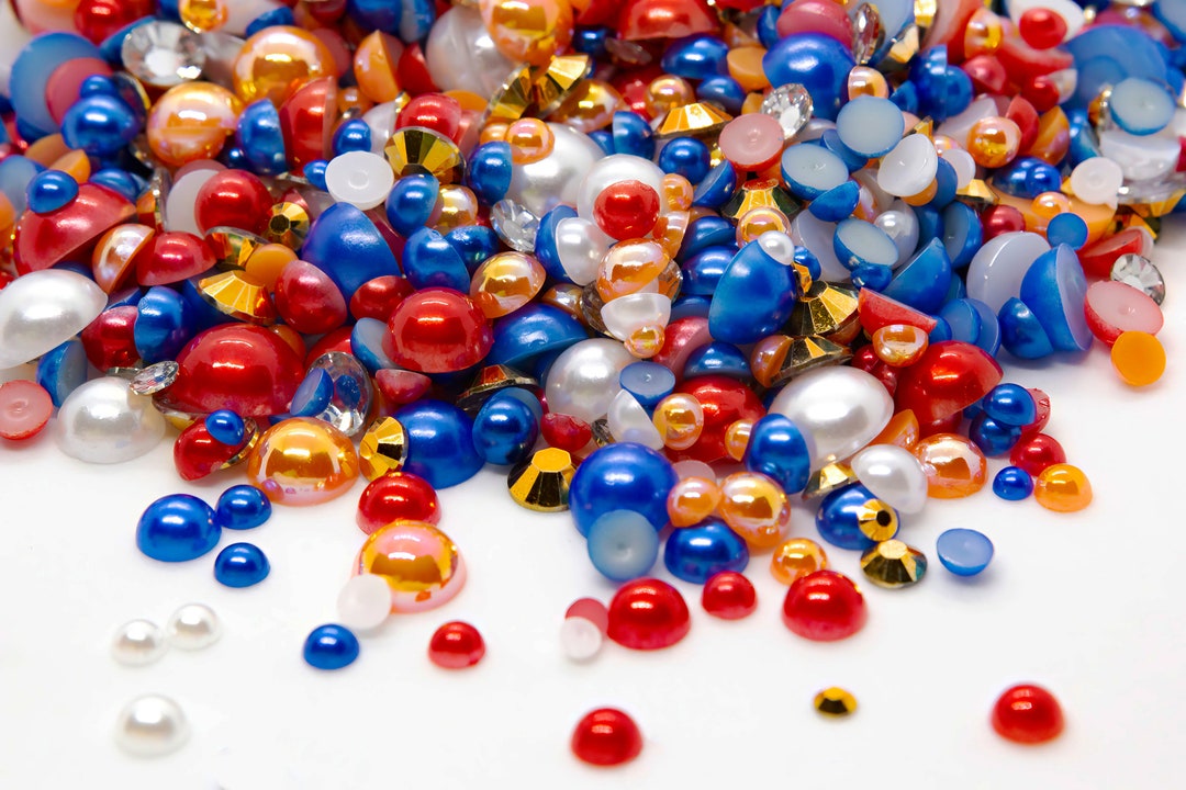 Pearl and Rhinestone Mix 1 holland Pearl and Rhinestone Flatback Mix ...