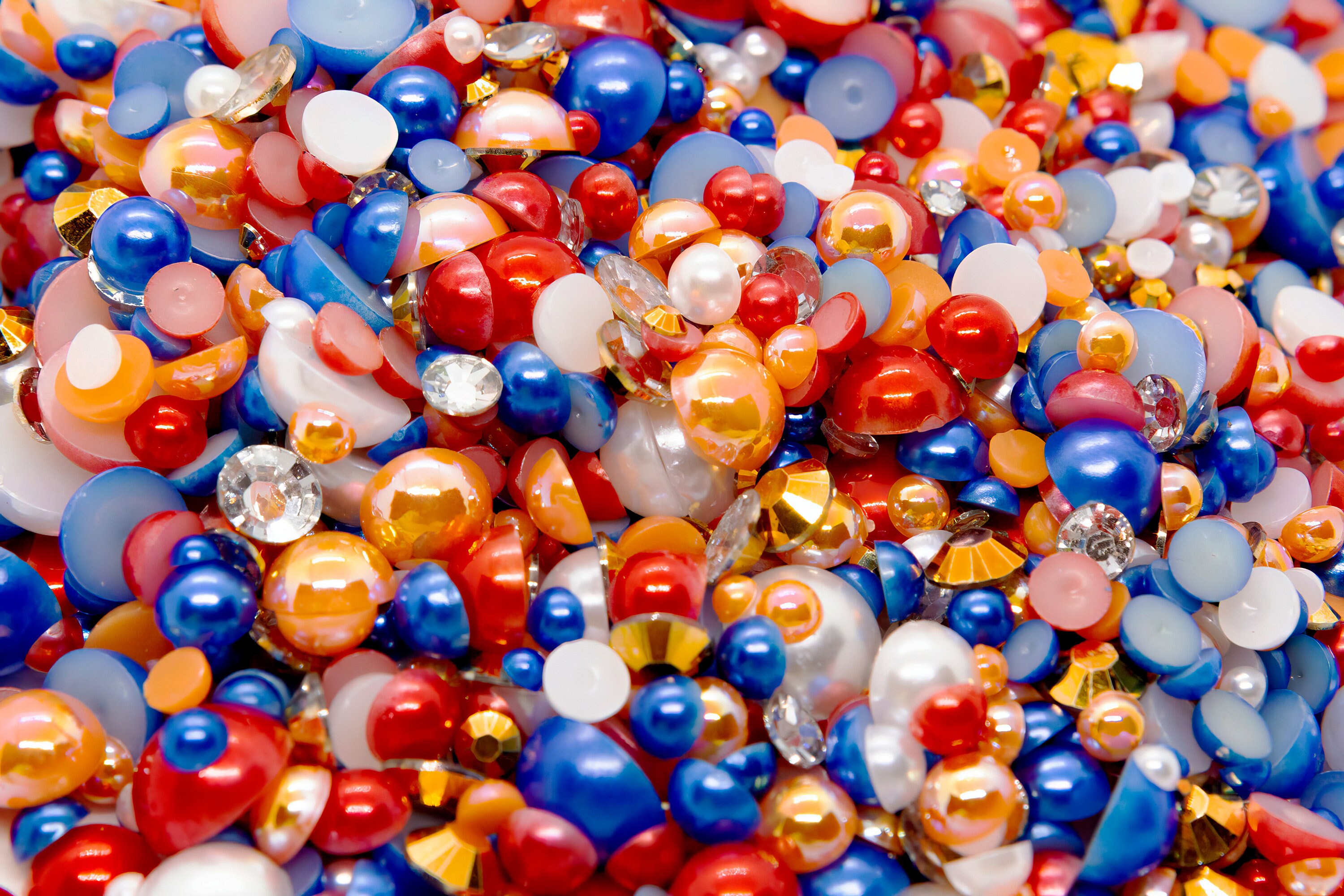 Pearl and Rhinestone Mix 1 holland Pearl and Rhinestone Flatback Mix ...