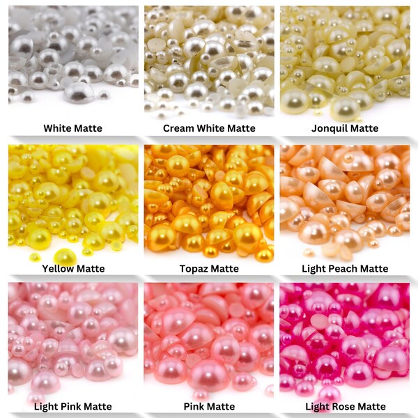 Flatback Pearls - Etsy