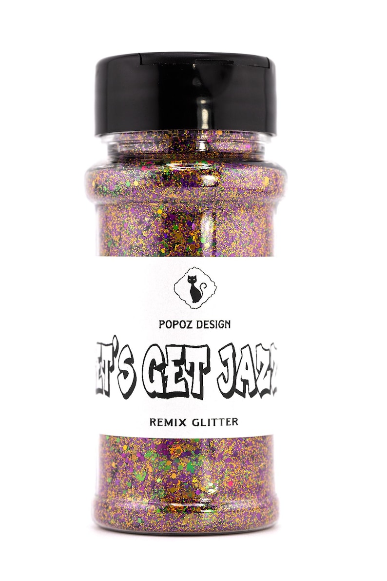 Remix Glitter "let's Get Jazzy" - 2oz. Shaker Jar - Premium Quality ...