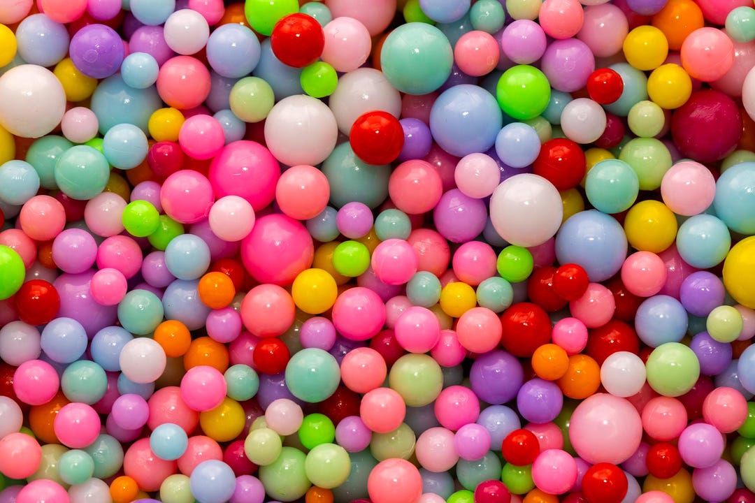 Rainbow Round No Hole Beads Fake Sprinkle Mix, Kawaii Decoden Sprinkles ...