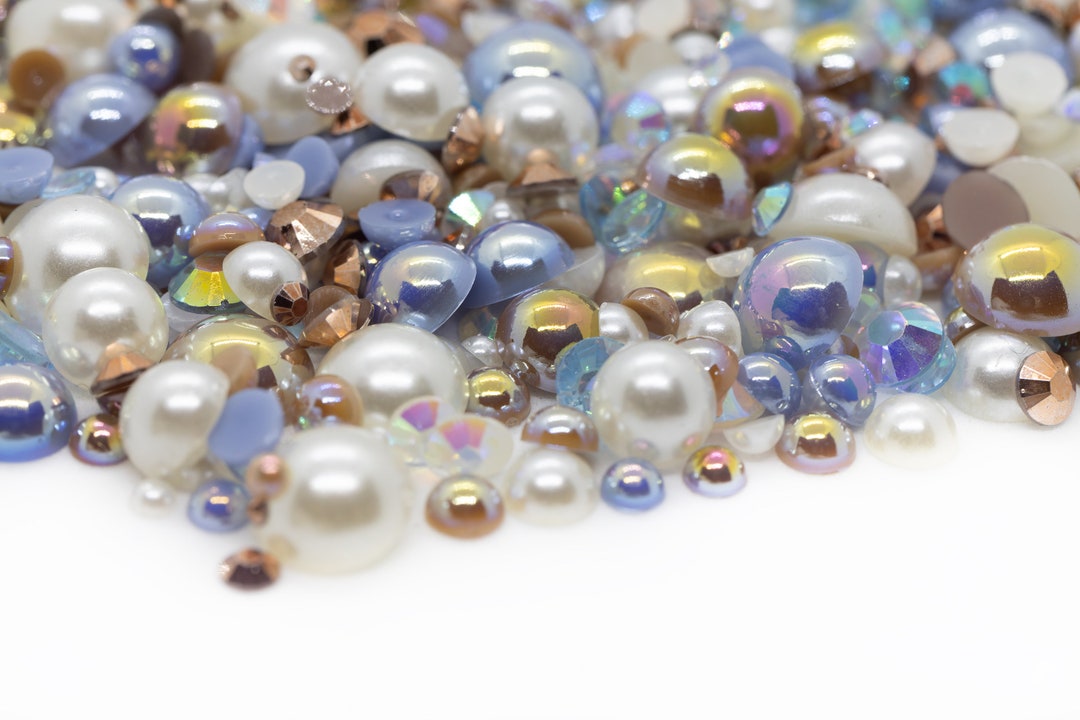 Pearl & Rhinestone Mix #83 "beauty and the Beast" | Embellishment ...