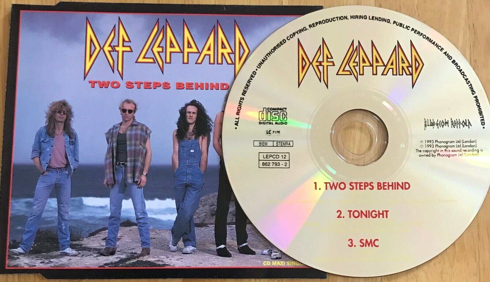 Def Leppard 'two Steps Behind' CD Maxi Single 1993 UK - Etsy