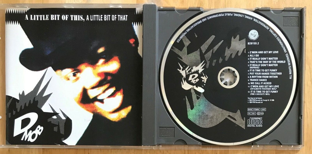 D Mob cathy Dennis Vocals 'A Little Bit of This A - Etsy