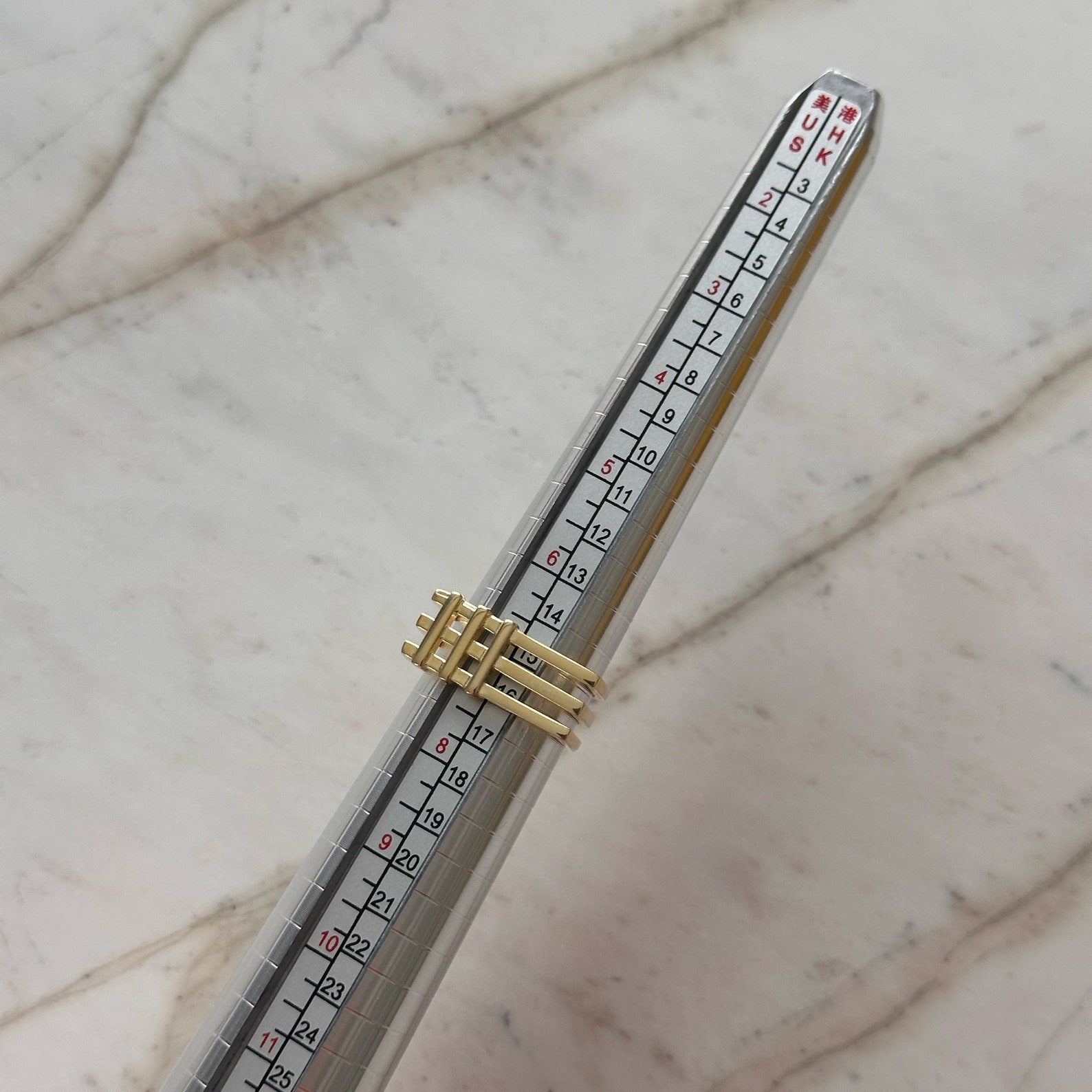 Cage Ring, 14k Gold-plated Ring, Gold Sterling Silver Ring, for Women ...