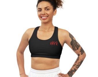 The Power Within Her Seamless Sports Bra AOP - Etsy
