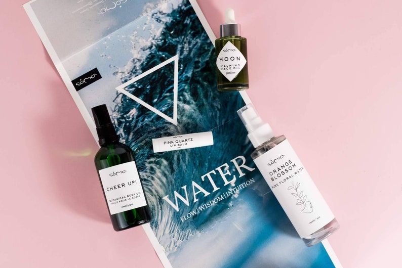 Water Wellness Box, Botanical Skincare Gift Set - Etsy