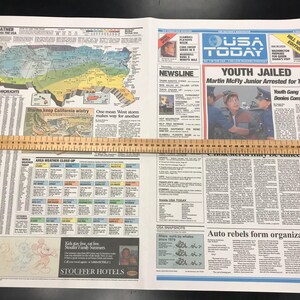 BTTF Back to the Future II Newspaper Reproduction Film Prop, Marty ...