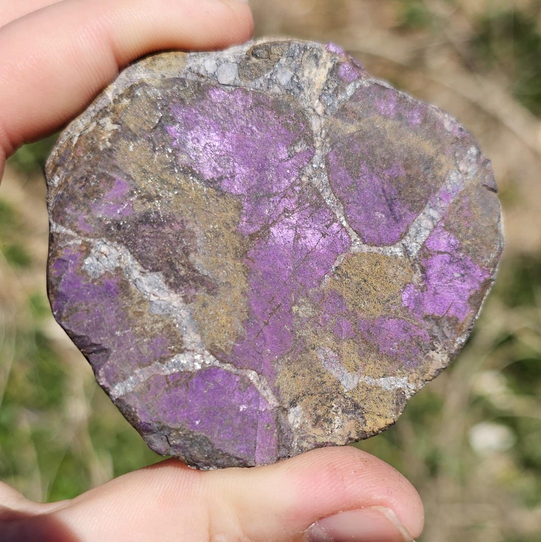 Raw Piece of Purpurite - Natural Material, Gemstone, Mineral - Etsy
