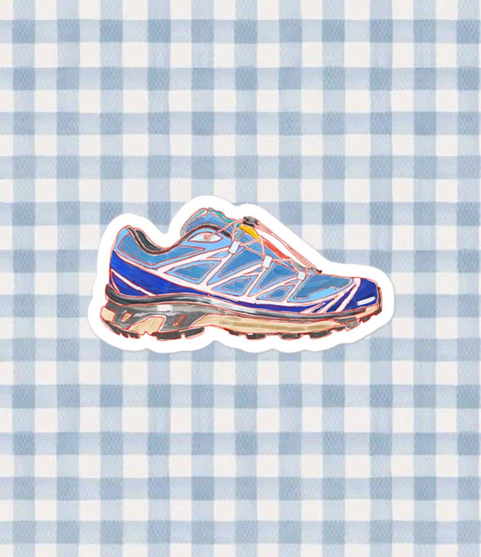 Salomon Sticker | Running Shoe Sticker | Junk Journal Sticker - Etsy