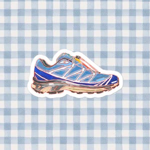 Salomon Sticker | Running Shoe Sticker | Junk Journal Sticker - Etsy