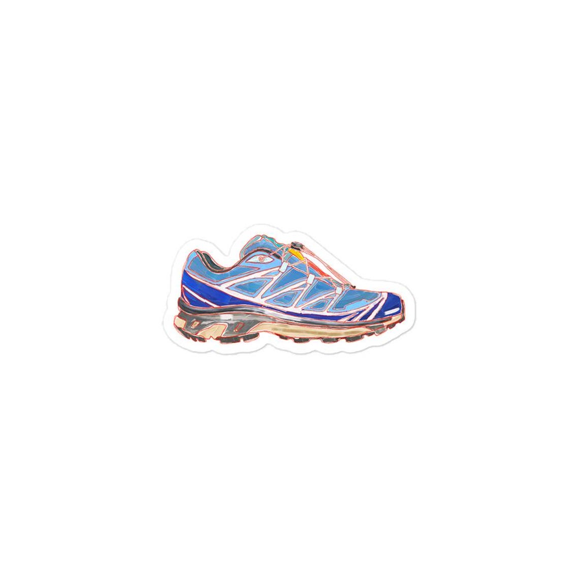 Salomon Sticker | Running Shoe Sticker | Junk Journal Sticker - Etsy
