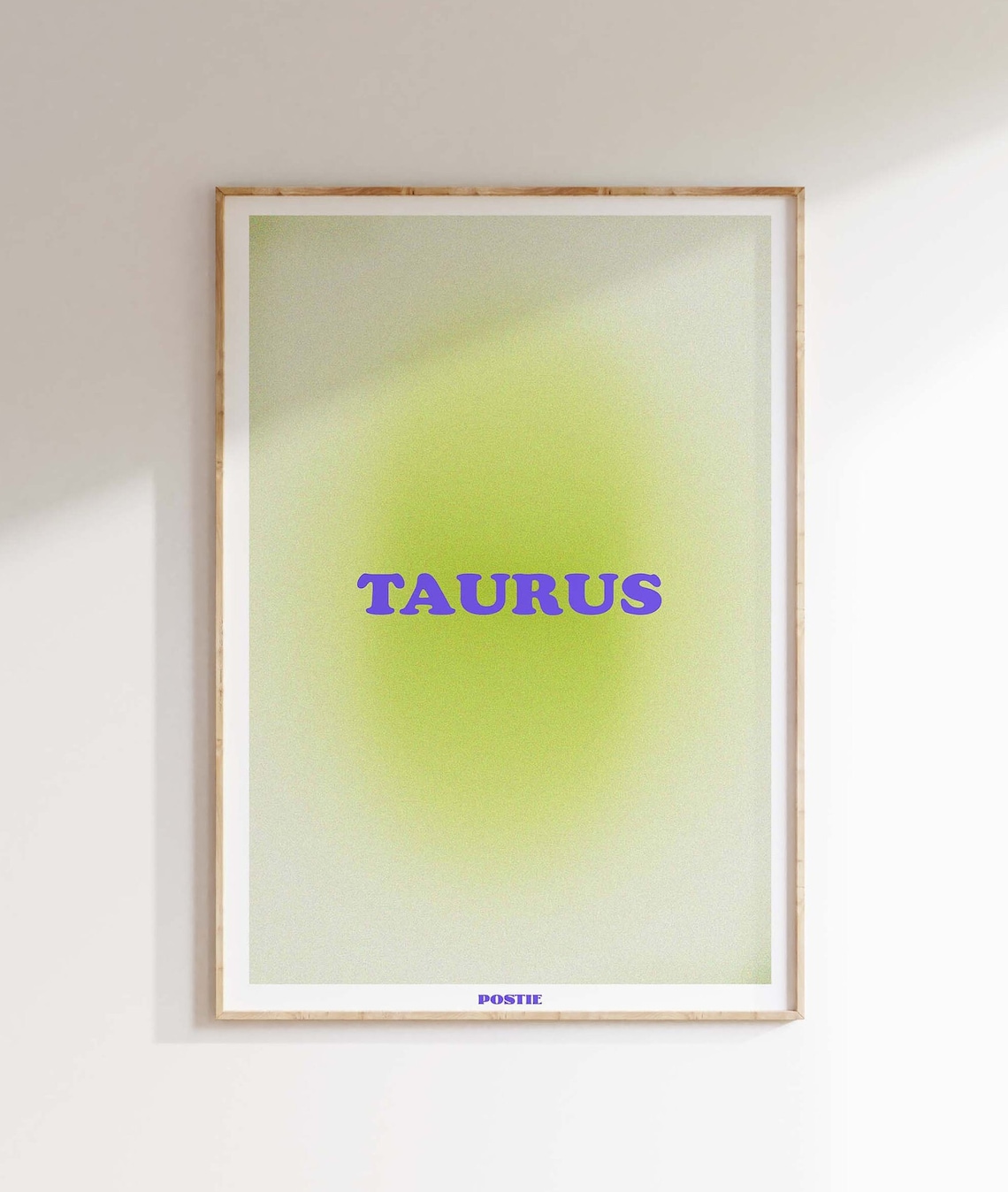 Taurus Aura Poster, Gradient Aura Art Print, Taurus Art, Gift ...
