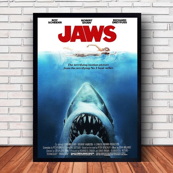 Jaws Poster - Etsy