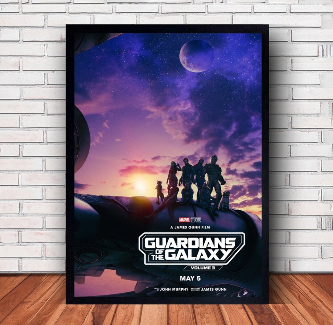 Guardians of the Galaxy Movie Poster Canvas Wall Art Family - Etsy