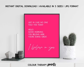 Just in Case No One Told You Today - Etsy