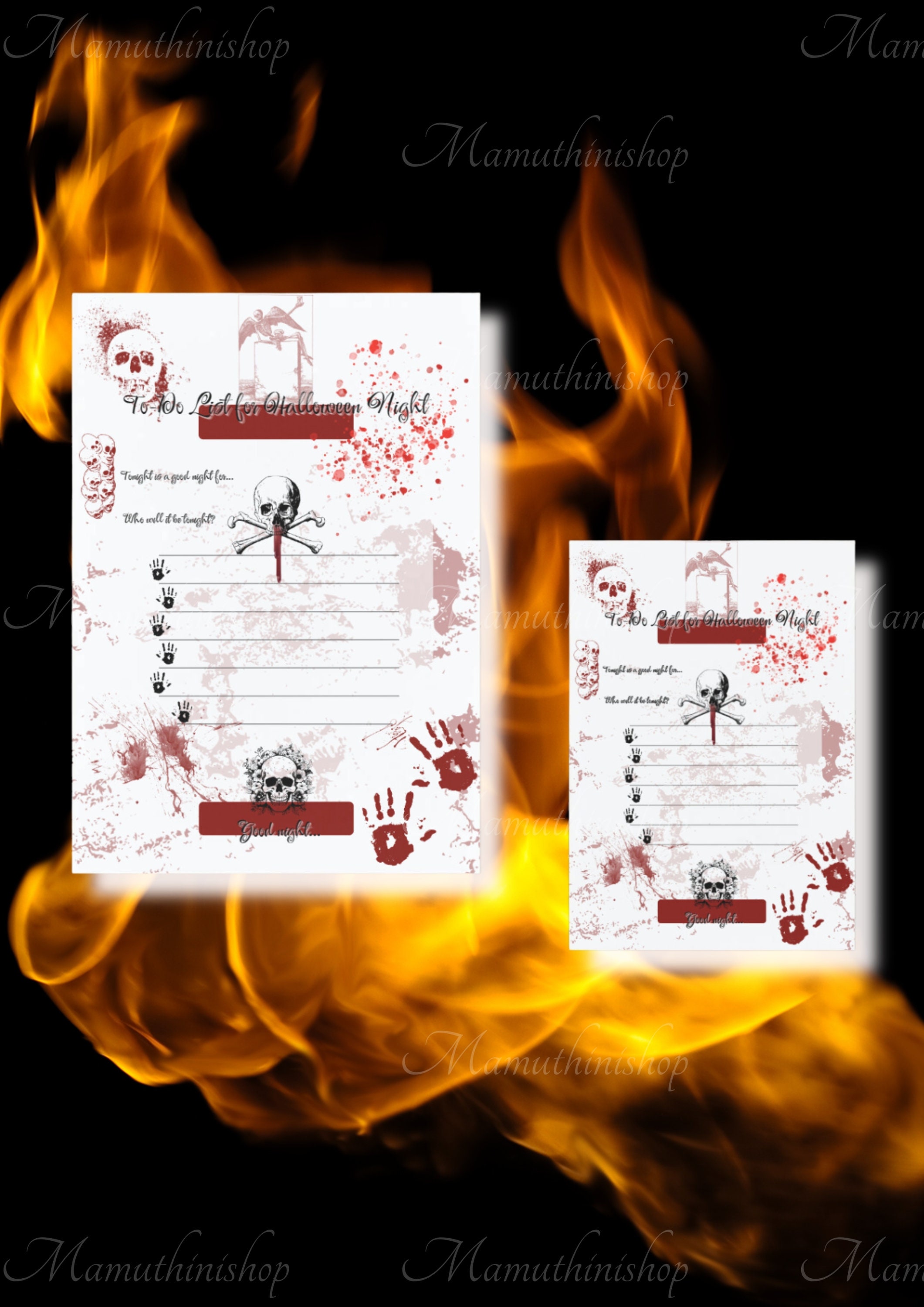 Creepy-to-do List for Halloween-printable Halloween Checklist Stay ...