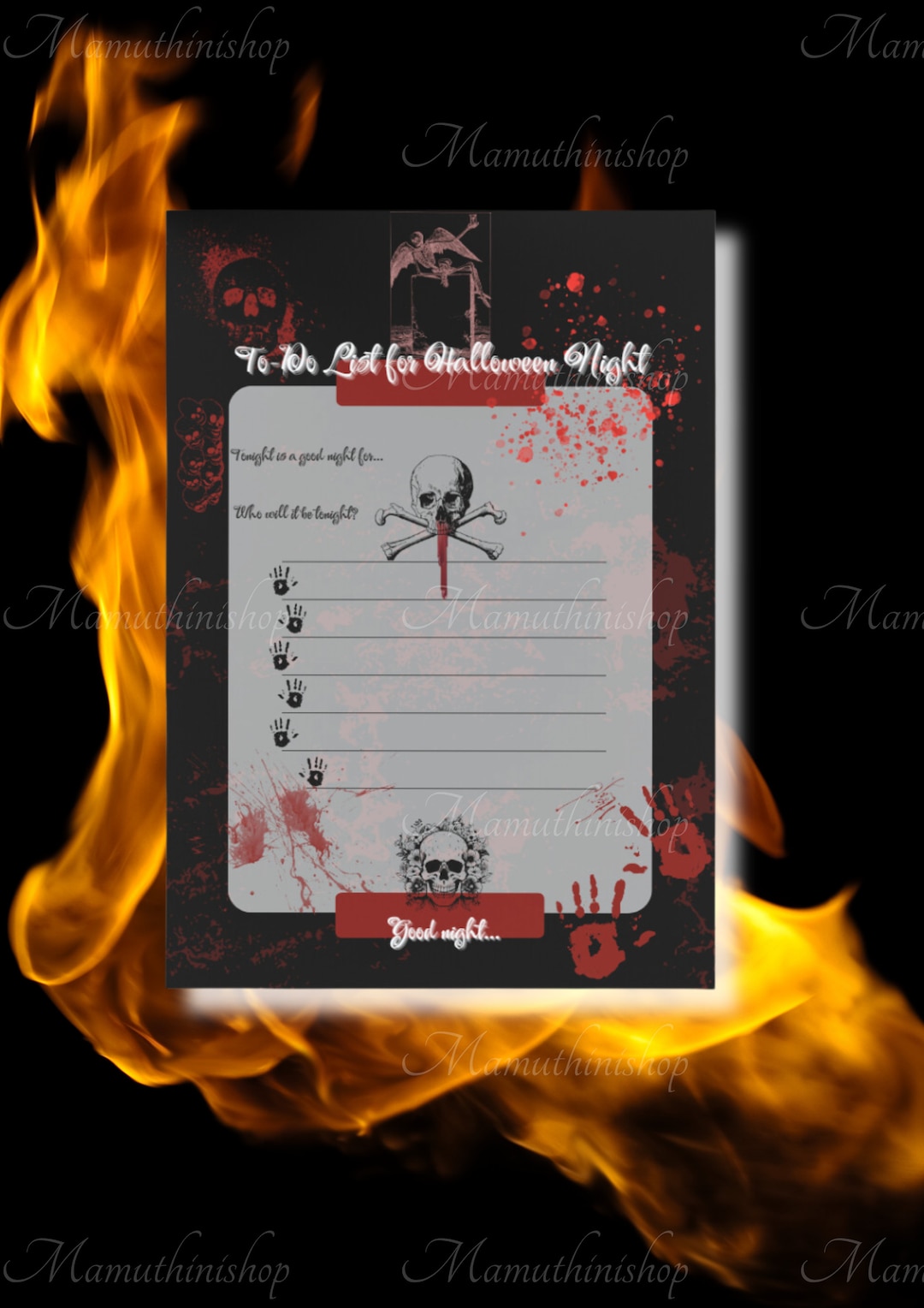 Creepy-to-do List for Halloween-printable Halloween Checklist Stay ...