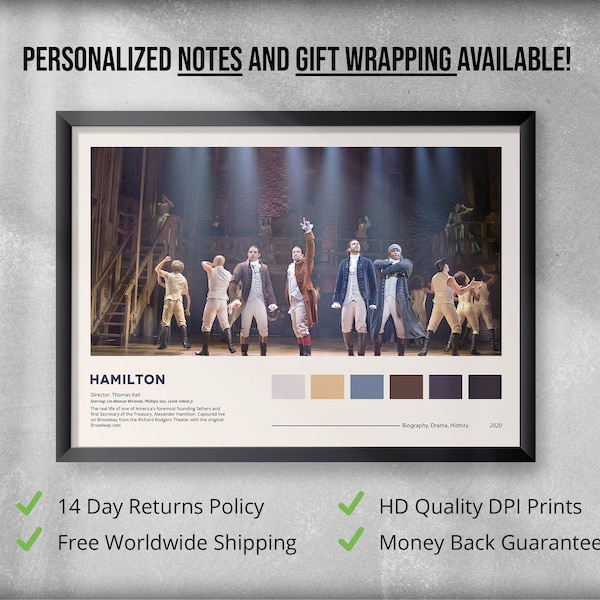 Hamilton Poster - Etsy