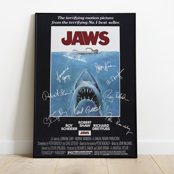 Jaws Poster - Etsy