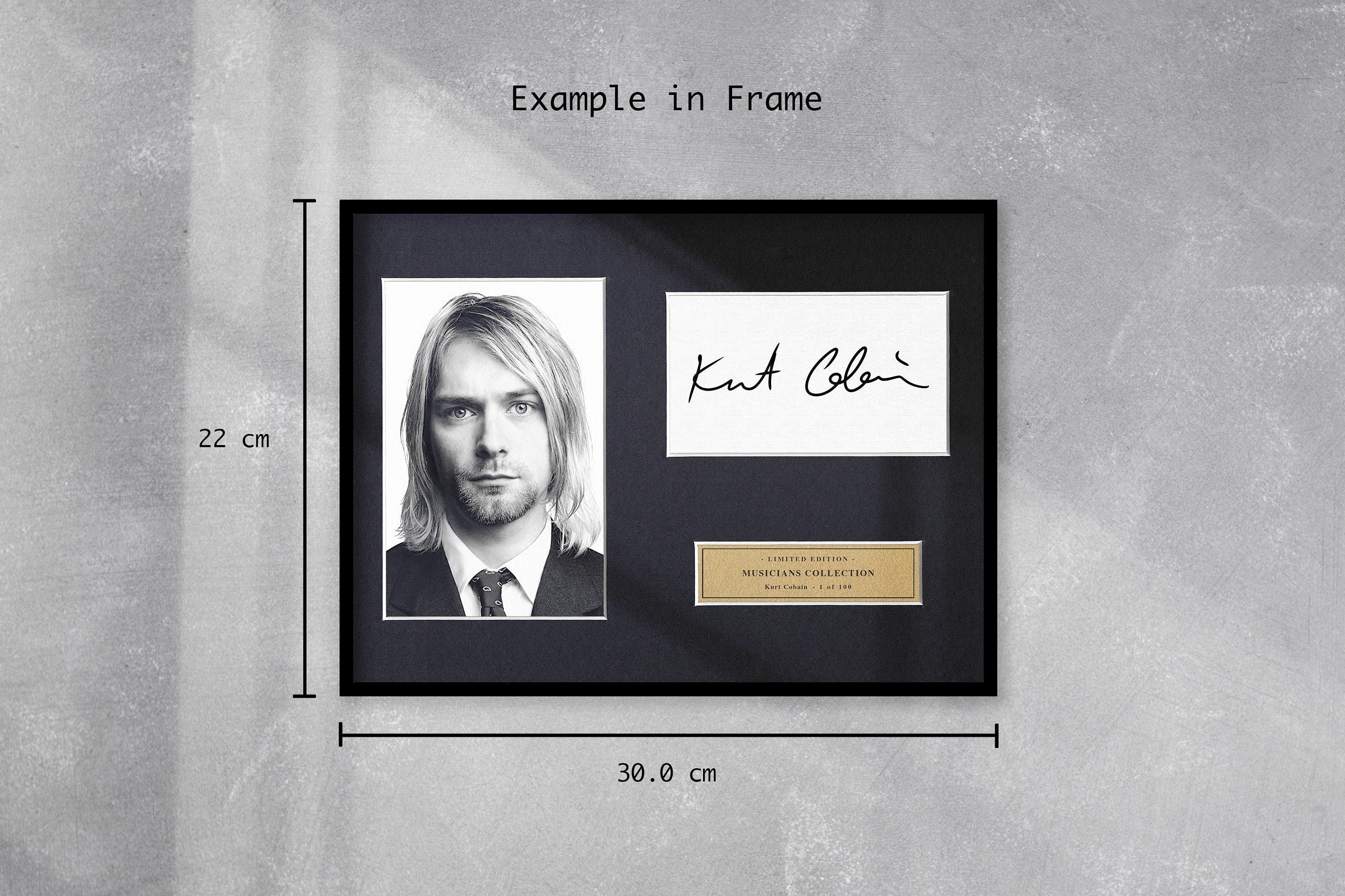 Kurt Cobain Autograph Real