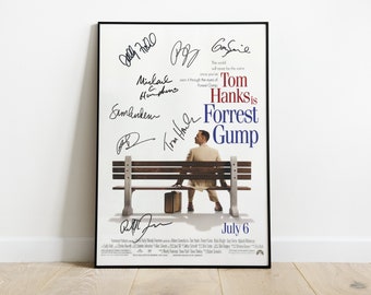 Forrest Gump Movie Poster Bubba Gump Shrimp Print Home Decor - Etsy