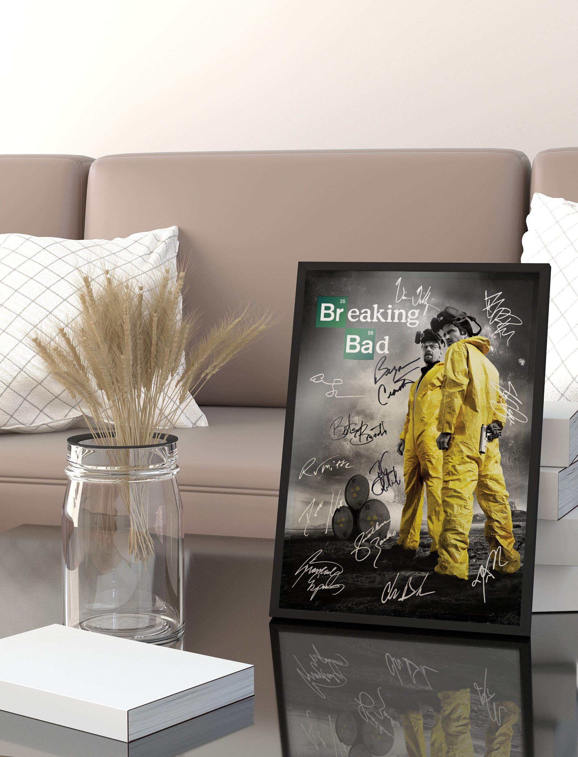 Breaking Bad Poster with Cast/Crew Signatures - Signed Film Poster ...