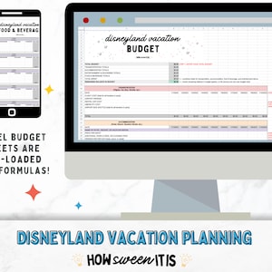 Disneyland Vacation Planning Budget Sheets | Disneyland Budget ...