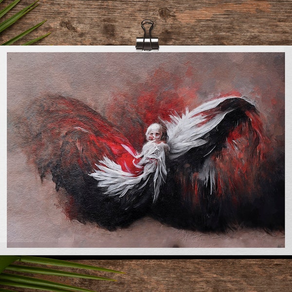 Surreal Angel Art - Etsy