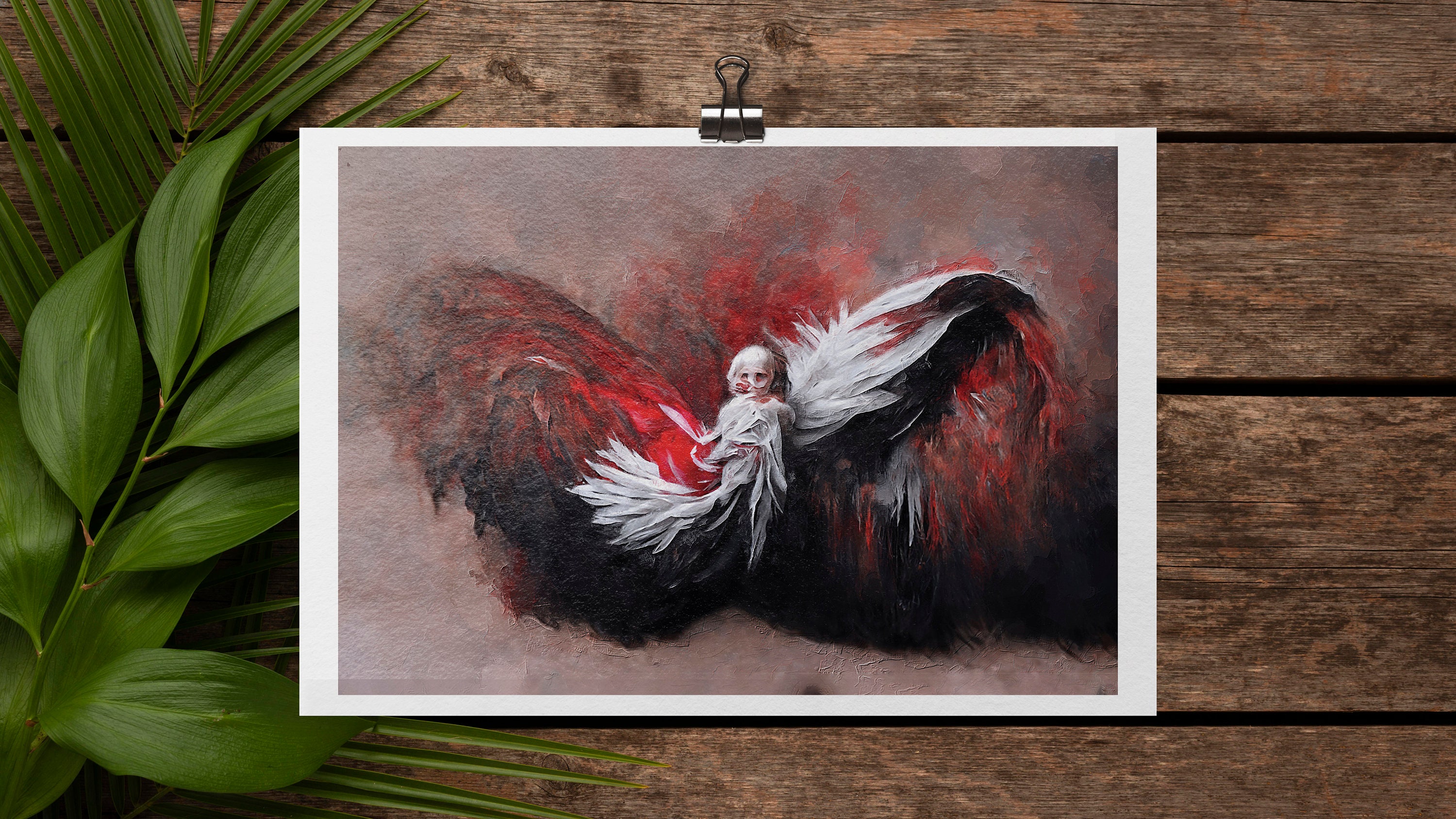 Angel And Devil Oil Painting