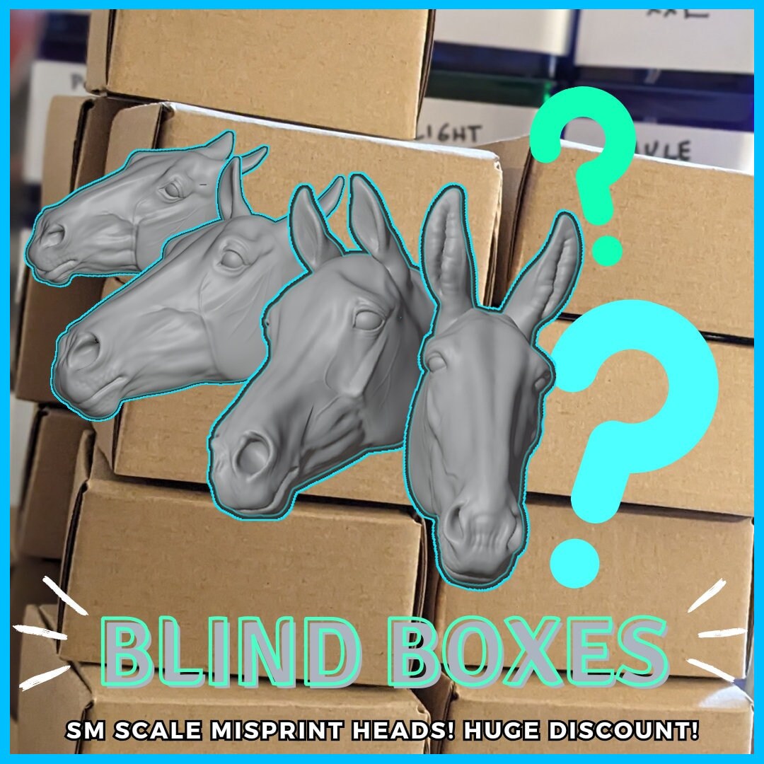 1:28 SCALE MISPRINT Blind Boxes! Set of 4 Resin Sm/stablemate Scale ...
