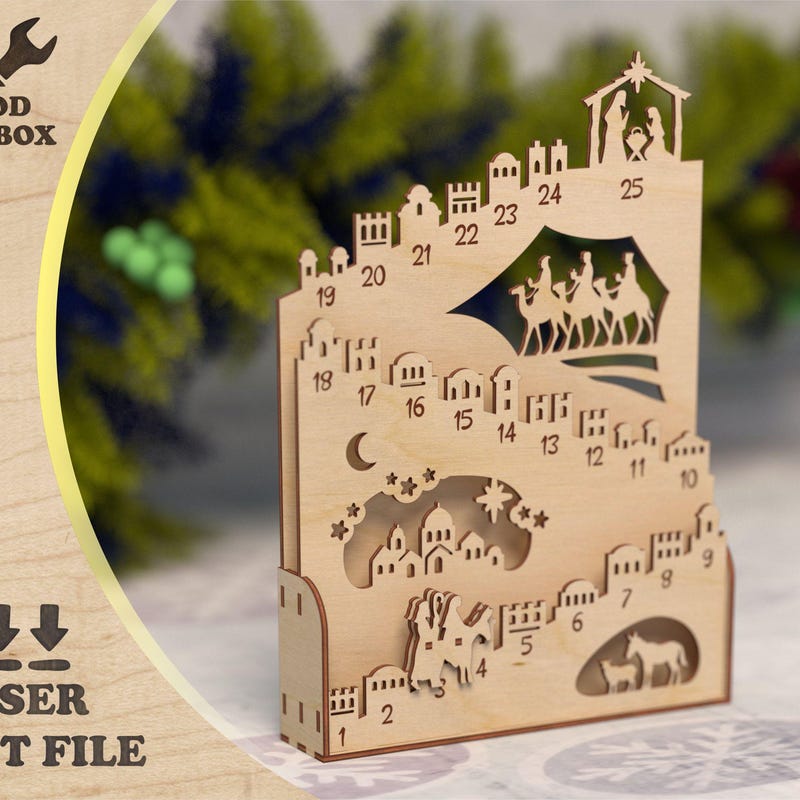 Nativity Advent Calendar - Etsy