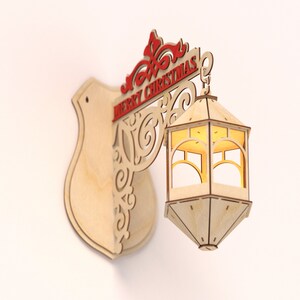Christmas Sign Lantern - Laser Cut Files. Christmas Design Laser Cut ...