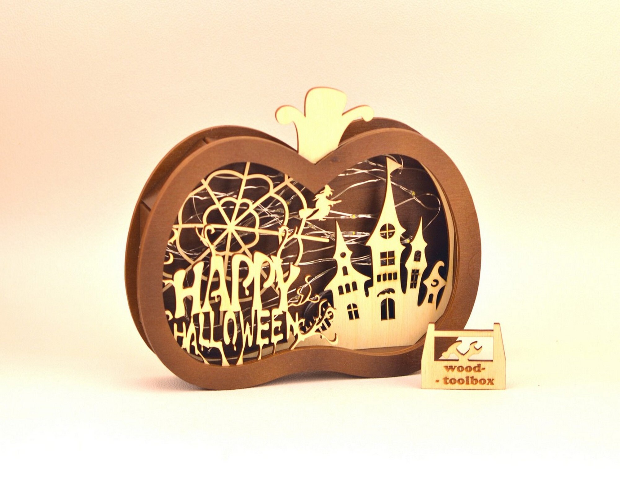 Halloween Pumpkin Laser Cut File. SVG Halloween Lightbox - Etsy