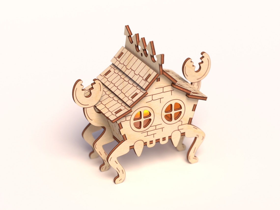 Halloween House - Crab - Laser Cut Files. Halloween SVG Files / Haunted ...