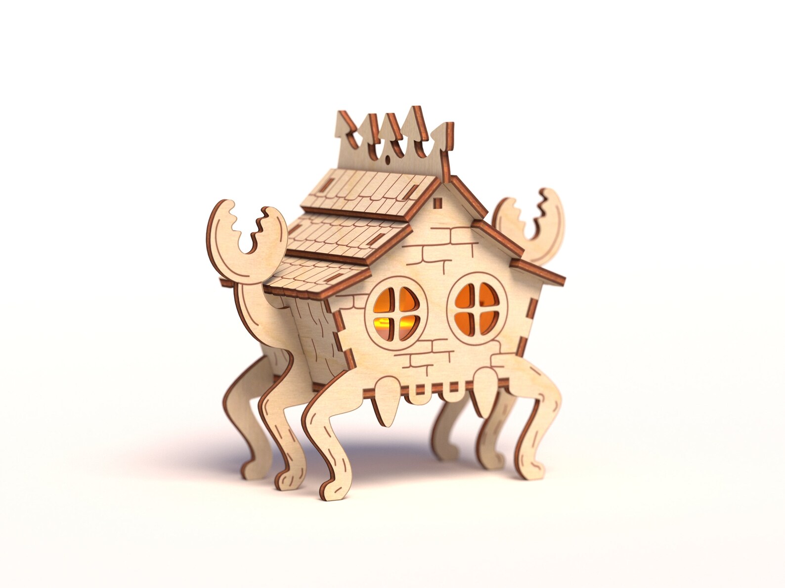 Halloween House - Crab - Laser Cut Files. Halloween SVG Files / Haunted ...