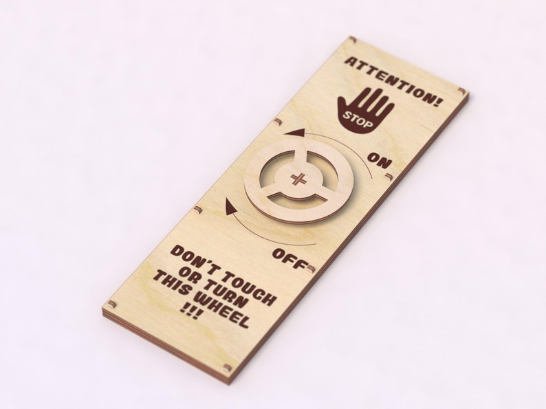 Humorous Laser Cut Sign SVG | Desk Decor With Middle Finger | Attention ...