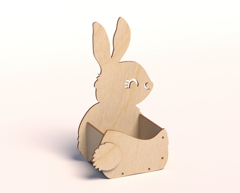 Easter Bunny Laser Cut Files. Bunny Stands. Easter Design - Etsy