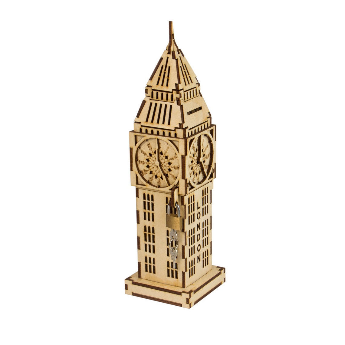 Big Ben Safe Laser Cut File. Famous Building Model Pattern - Etsy