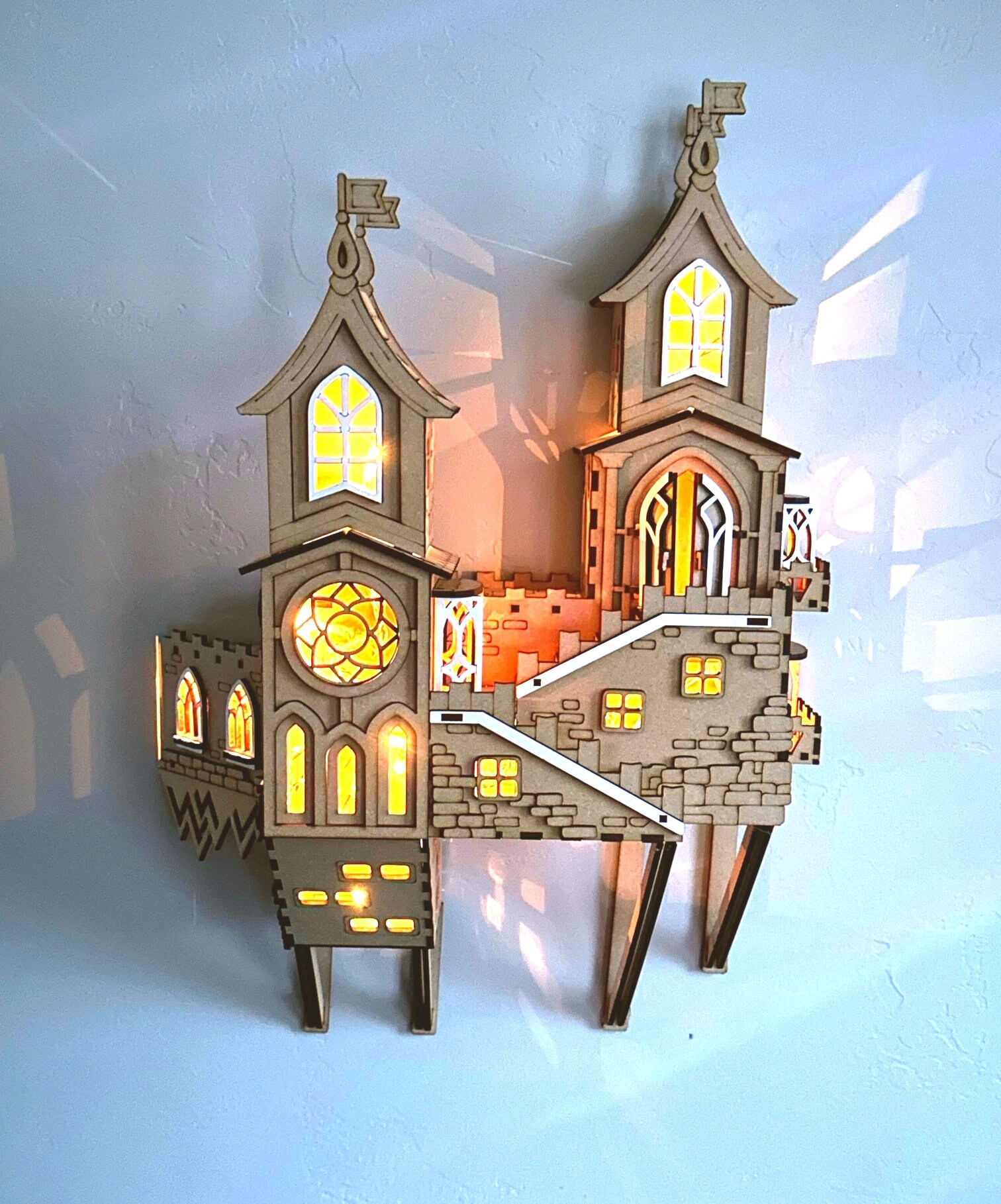 Hanging Chateau - Wall Decoration - Laser Cut Files. Magic Hanging ...