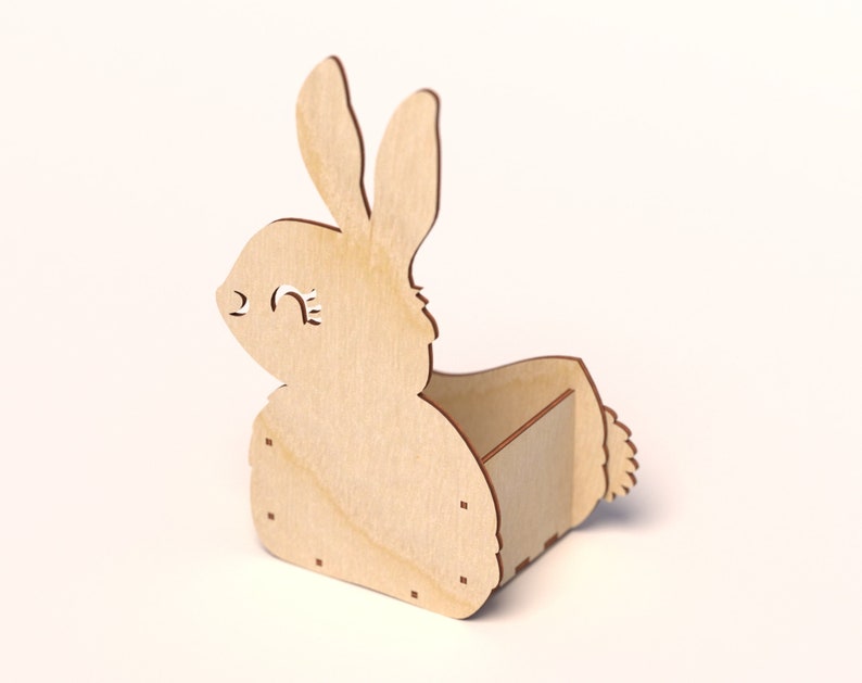 Easter Bunny Laser Cut Files. Bunny Stands. Easter Design - Etsy